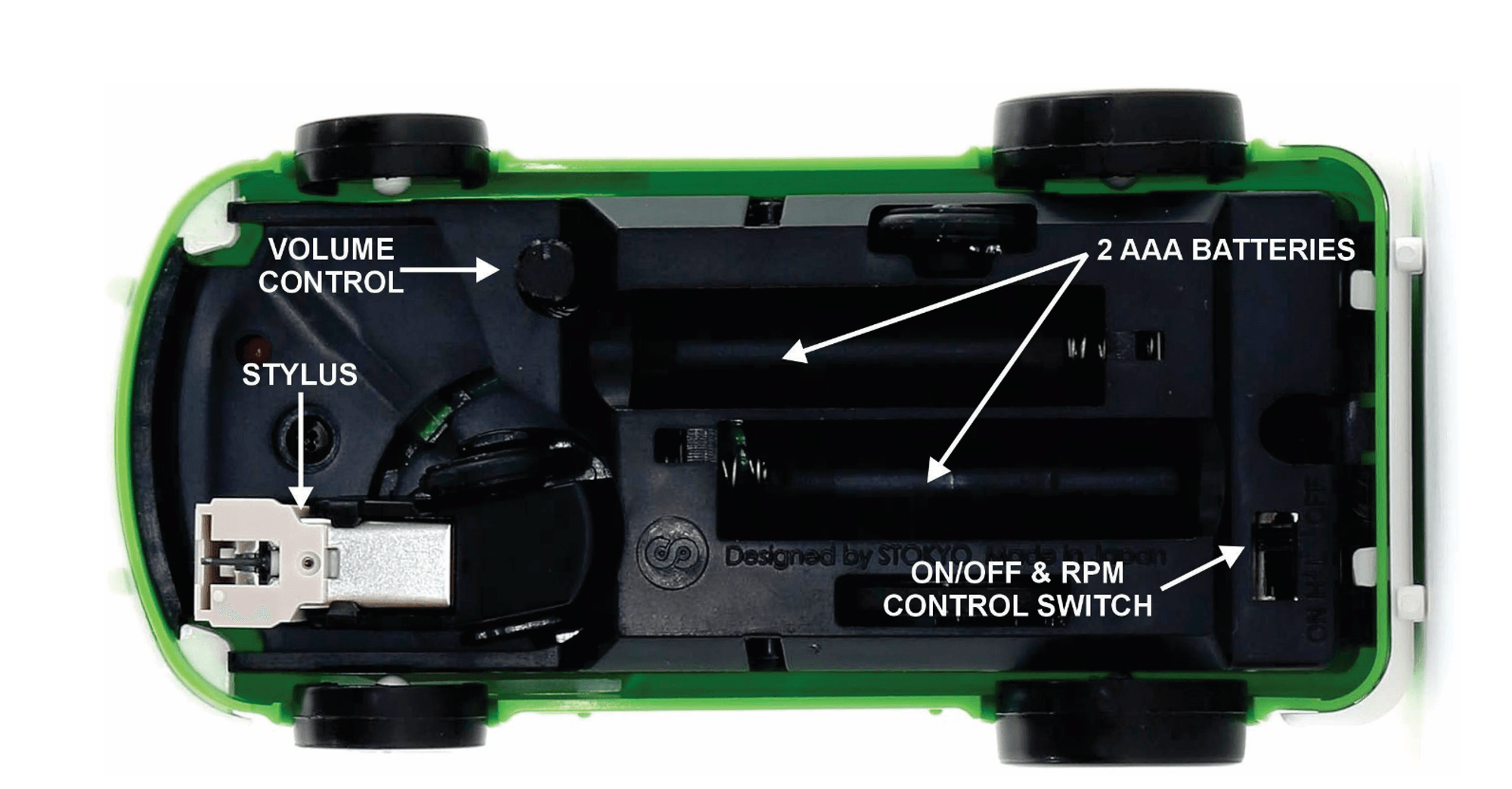 The World’s Smallest Record Player Is a VW Bus That Drives on Your ...